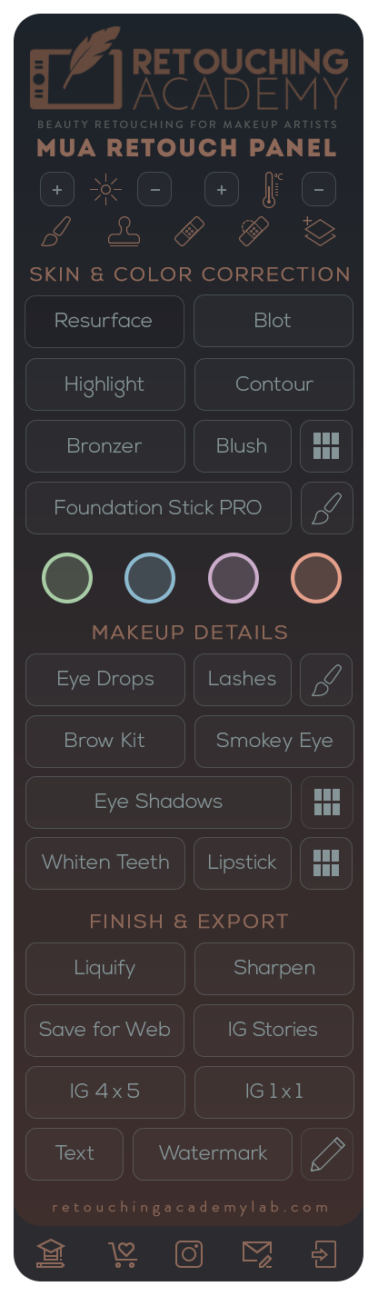 MUA Retouch Panel - Retouching Academy